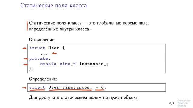 Ключевые слова static и inline — Шаг 6 — Stepik