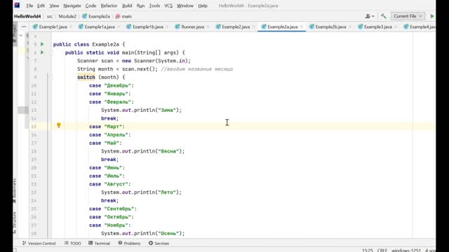 Оператор switch — Шаг 10 — Stepik