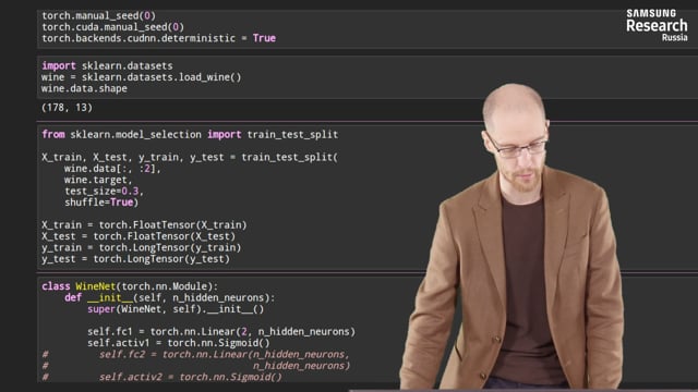 Семинар: Классификация в PyTorch — Шаг 2 — Stepik