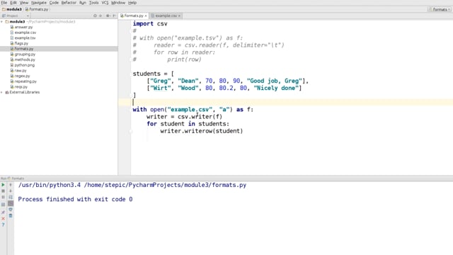 Распространённые форматы текстовых файлов: CSV, JSON — Шаг 1 — Stepik